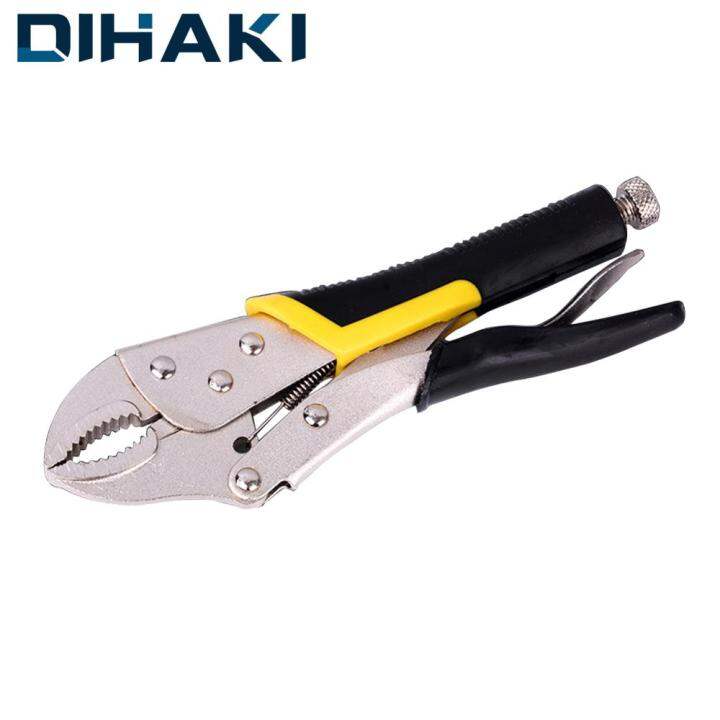 10 Inch Locking Pliers Curved Jaw Nippers Adjustable C Clamp Locking ...