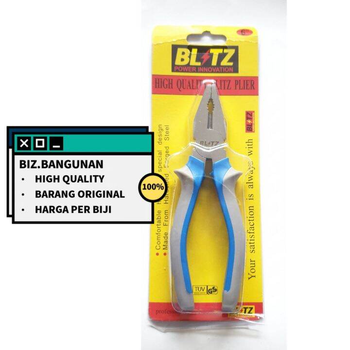 TANG KOMBINASI BLITZ 6 CHROME - COMBINATION PLIER | Lazada Indonesia
