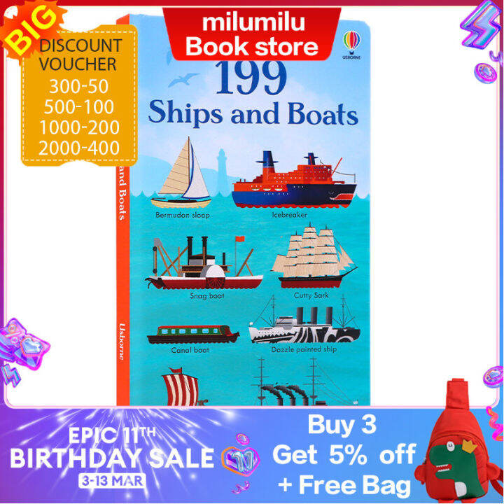 milumilu Usborne English Original Picture Books 199 Ships and Boats ...