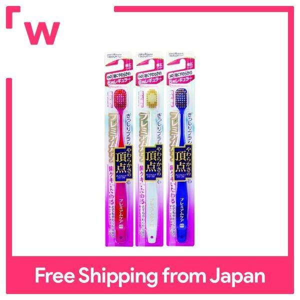 Ebisu Premium Care Toothbrush - 6-Row Regular, Especially Soft, 3-Pack ...