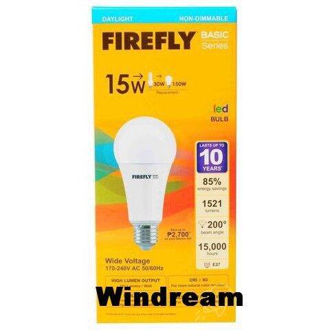 Firefly LED Bulb 15watts Daylight | Lazada PH