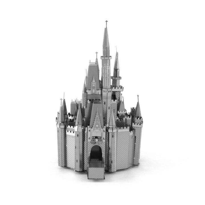 Cinderella Castle 3D PUZZLE METAL MODEL KITS จิ๊กซอว์ โมเดล ตัวต่อ โลหะ ...