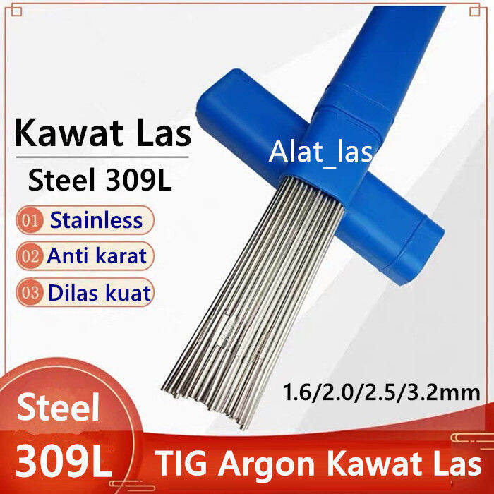Kawat Las Tig Argon Stainless Steel 309L 1.6mm 2.0mm 2.5mm 3.2mm Fille | Lazada Indonesia