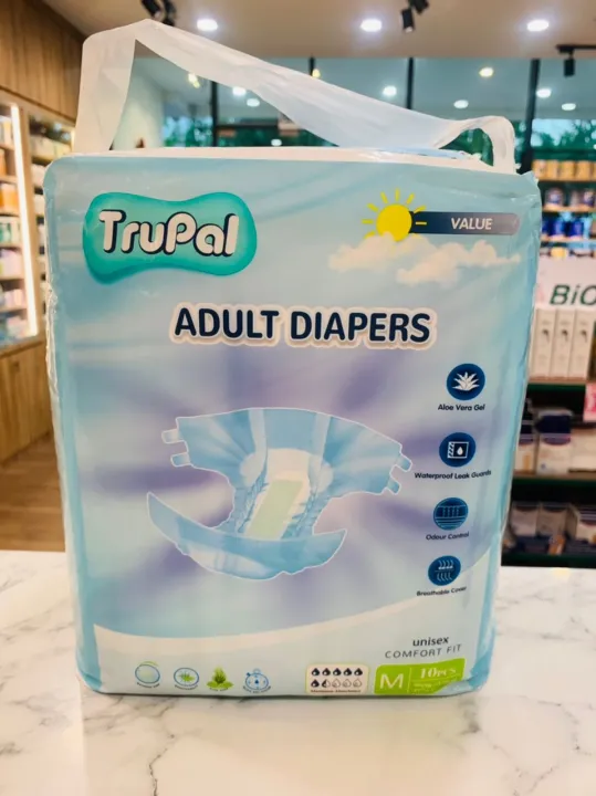 TRUPAL ADULT DIAPERS VALUE M 10S | Lazada