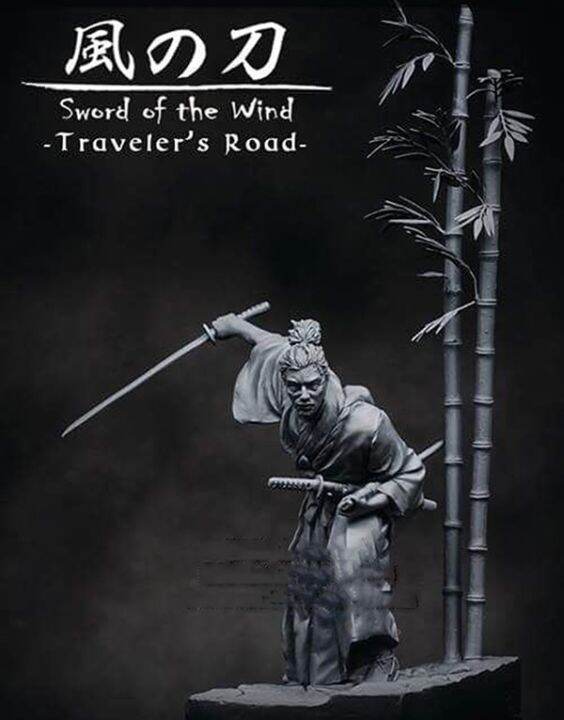 Unpainted Kit 1/24 75Mm Sword Of The Wind Ancient 75Mm Resin Figure ...