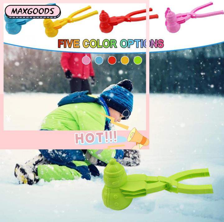MAXG เกมส์ต่อสู้ สำหรับเด็ก สโนว์บอลฤดูหนาว เครื่องมือทำแม่พิมพ์ทรายชาย ...