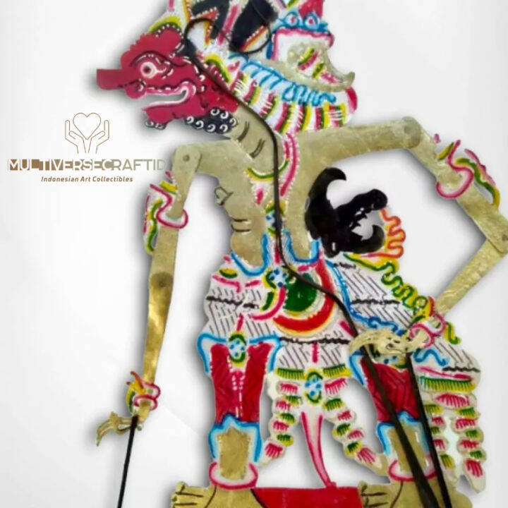 Wayang Kulit ASLI Dursasana Bahan Kulit Sapi Kualitas Biasa Ukuran ...
