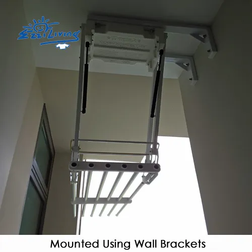 Ceiling Mounted Clothes Drying Rack Singapore | Shelly Lighting