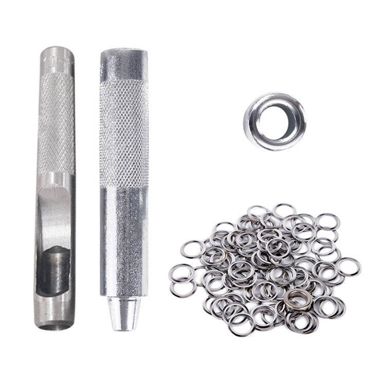 Eyelet and Punch Die Tool Set Metal Button for Leathercraft Clothing ...