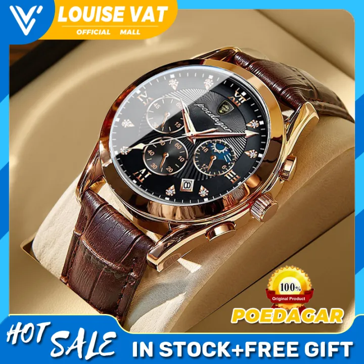 [LOUIS VAT] 2022 Switzerland Brand POEDAGAR ใหม่นาฬิกาผู้ชายแบรนด์ชั้น ...