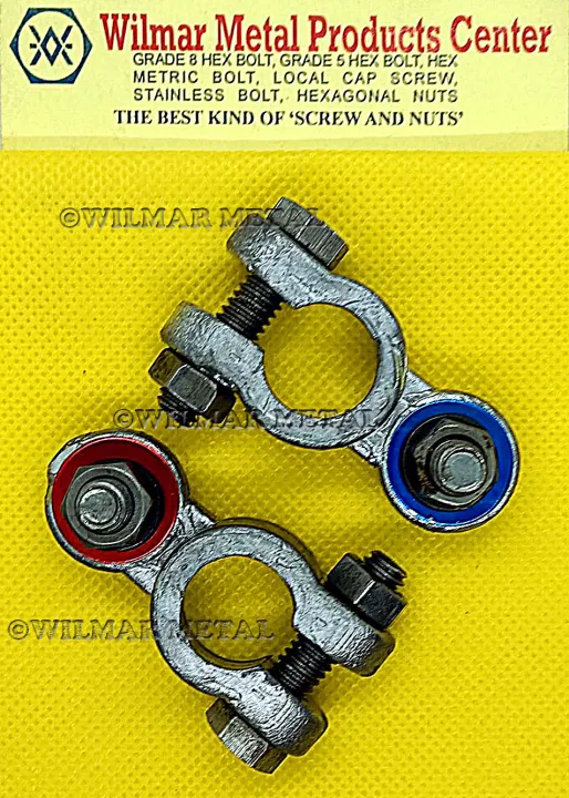 5 sets BATTERY TERMINAL- LEAD (includes 5 PAIRS OF -1 positive terminal ...