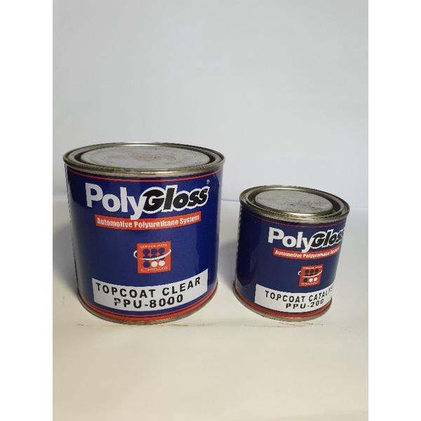 POLYGLOSS TOPCOAT CLEAR PPU 8000 ( 1 quart ) | Lazada PH