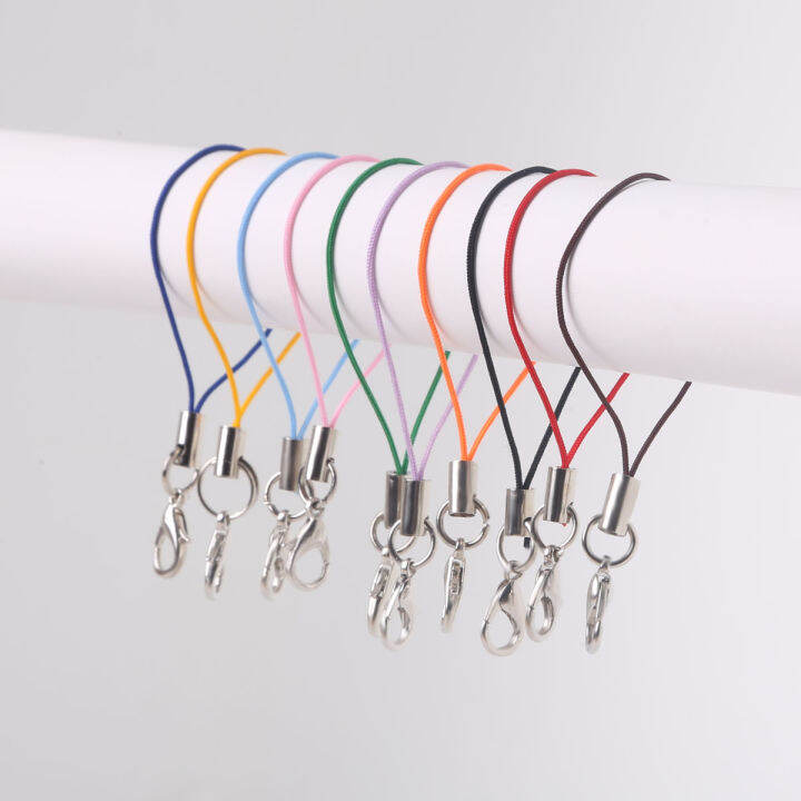 100pcs/Bag 7cm Cell Phone Lanyard Cords Strap Lariat Mobile Lobster ...