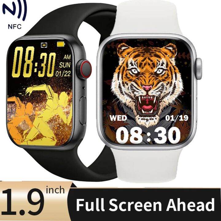 Smart Watch DT7 Max Men 1.9'' Borderless Big Screen NFC Bluetooth Call ...