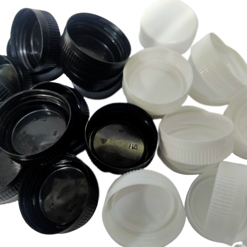 [150pcs] Tutup Botol Plastik Putih NEW | Tutup Botol Plastik Hitam ...