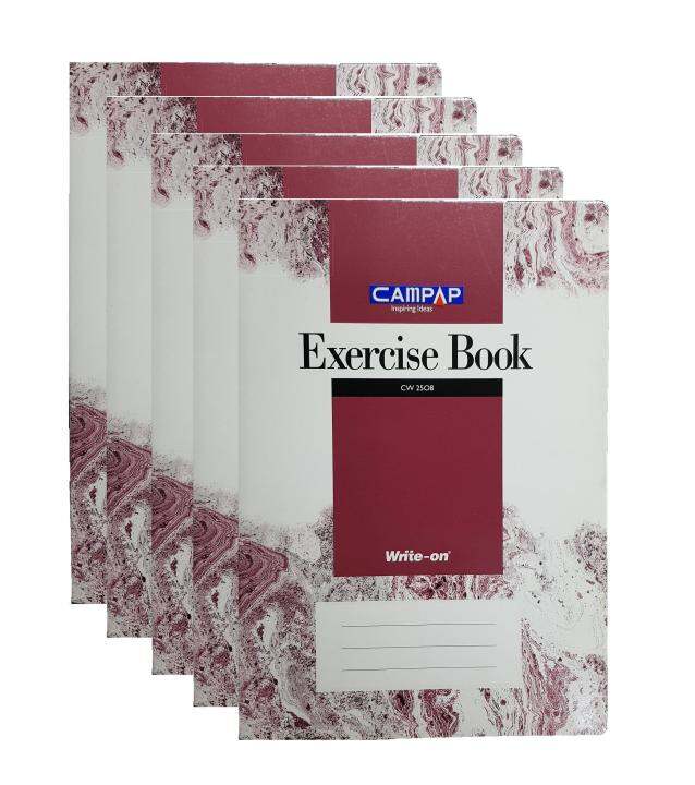 Campap Write-on Exercise Book A4 160 Pages 70gsm 5 Books/Pkt School ...