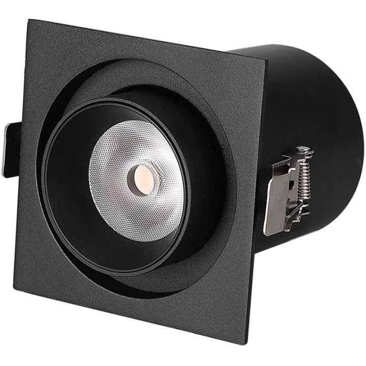 Protti led spotlights embedded retractable ceiling lights cob downlight ...