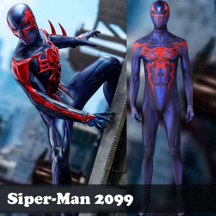 Spider-Man Across the Spider-Verse Spiderman 2099 Miguel OHara Cosplay ...