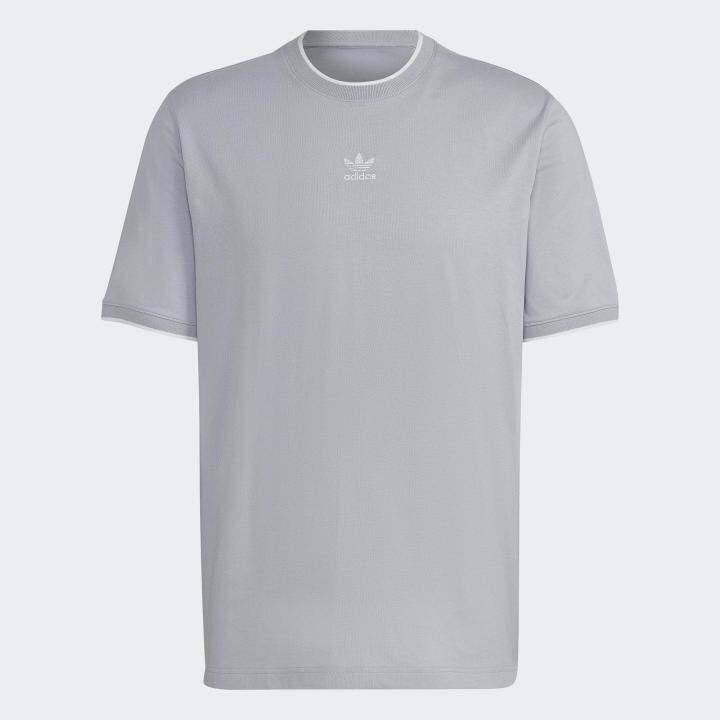 adidas ไลฟ์สไตล์ เสื้อยืด adidas Rekive ผู้ชาย สีเทา HK7303 | Lazada.co.th