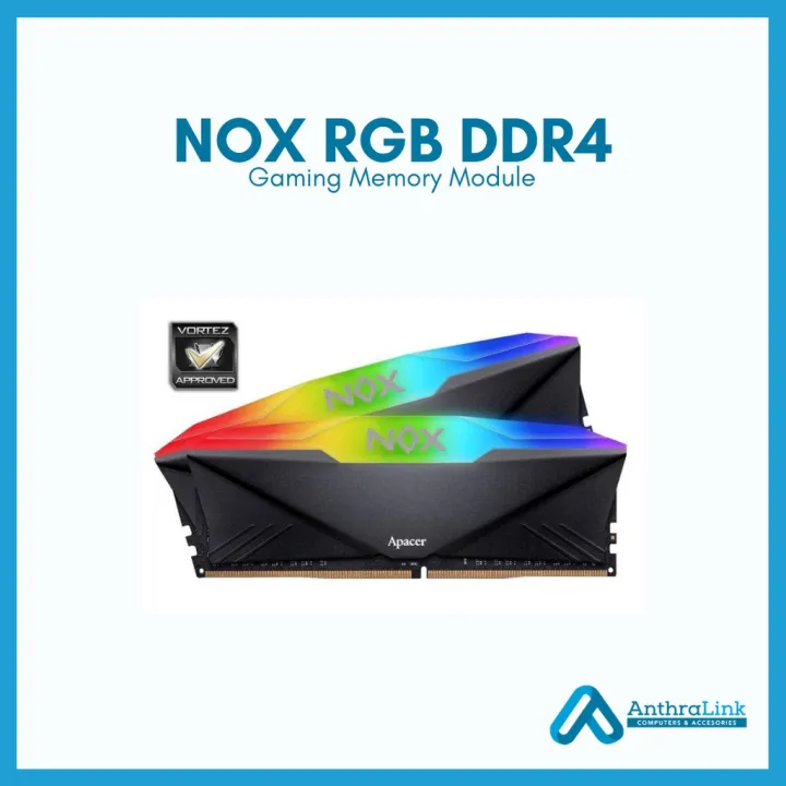 Apacer NOX RGB DDR4 RAM Gaming Memory Module | Lazada PH