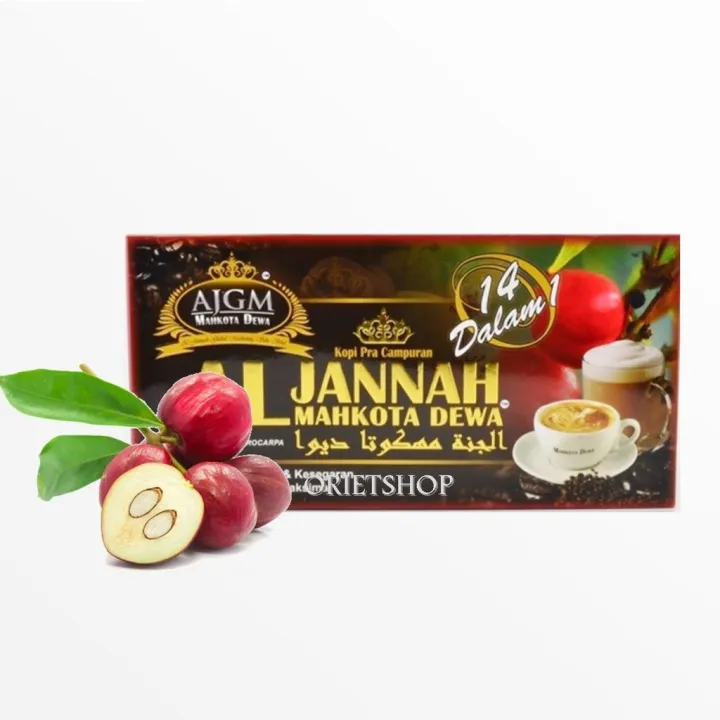 Kopi Al Jannah Mahkota Dewa 14 in 1 100%original | Lazada
