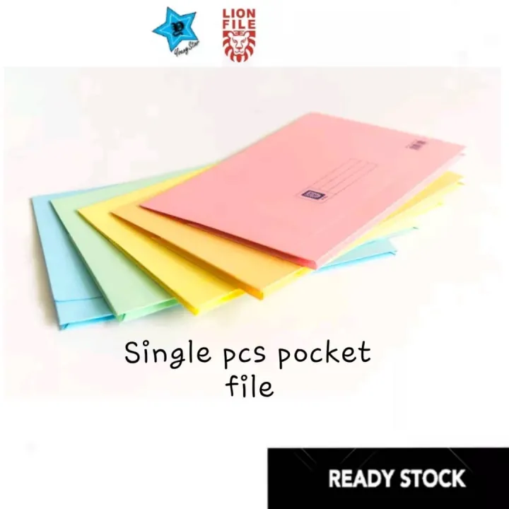 Lion File MF603 Manila Pocket File / Fail Kertas / Manila Document ...