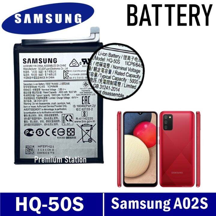 Samsung Baterai Battery Batre HQ-50S For Samsung A02S Original | Lazada ...