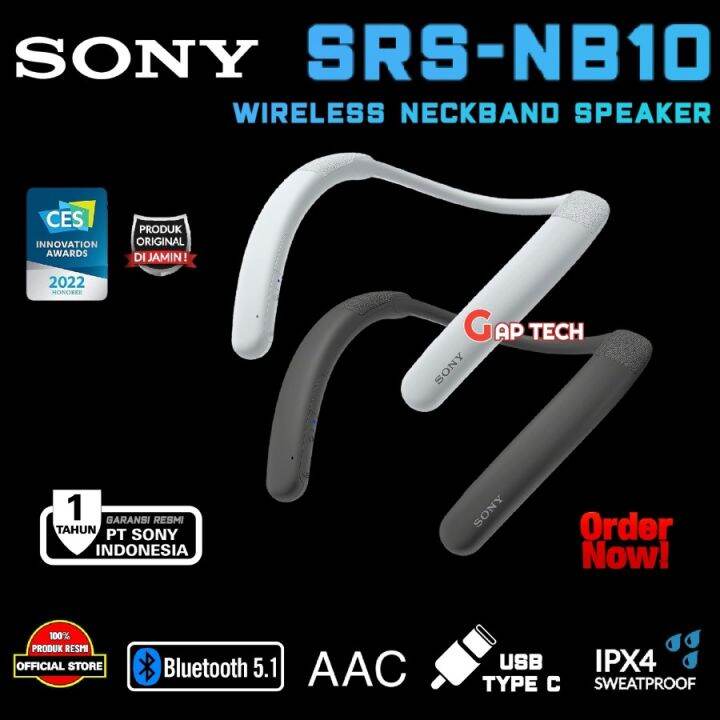 Sony SRS NB10 / SRSNB10 / NB 10 Wireless Neckband Bluetooth Speaker ...