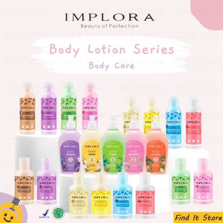 Implora Instant Bright Body Lotion 300ml | Milky Loyion Serum 60ml ...