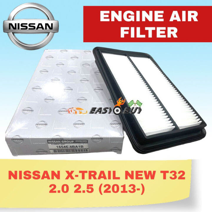 GENUINE NISSAN ENGINE AIR FILTER 16546-4BA1A -NISSAN X-TRAIL T32 2.0 2. ...