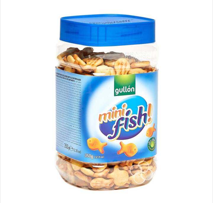 Gullon Mini Fish Crackers in Jar 350g | Lazada PH