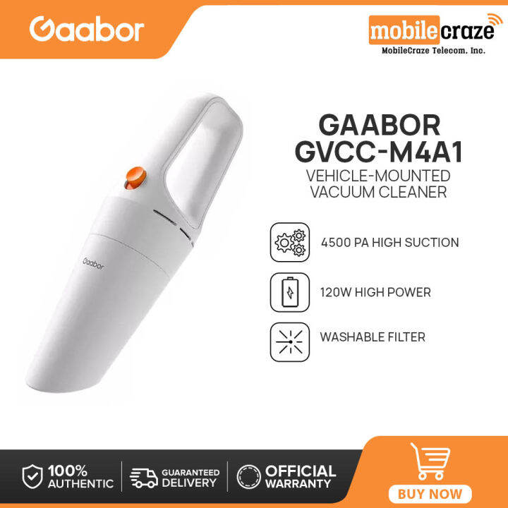 Gaabor GVCC-M4A1 Vehicle-Mounted Vacuum Cleaner | Washable Filter ...