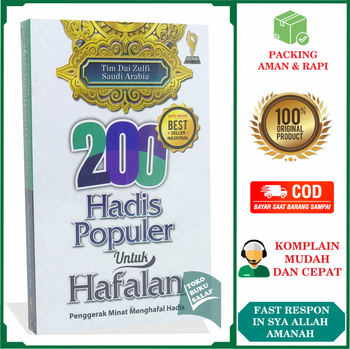 200 Hadis Populer Untuk Hafalan Penggerak Minat Menghafal Hadits Penyusun Tim Dai Zulfi Saudi ...