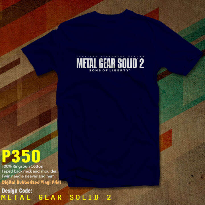 GEN X Metal Gear Solid 2 Gifo Shirt | Lazada PH
