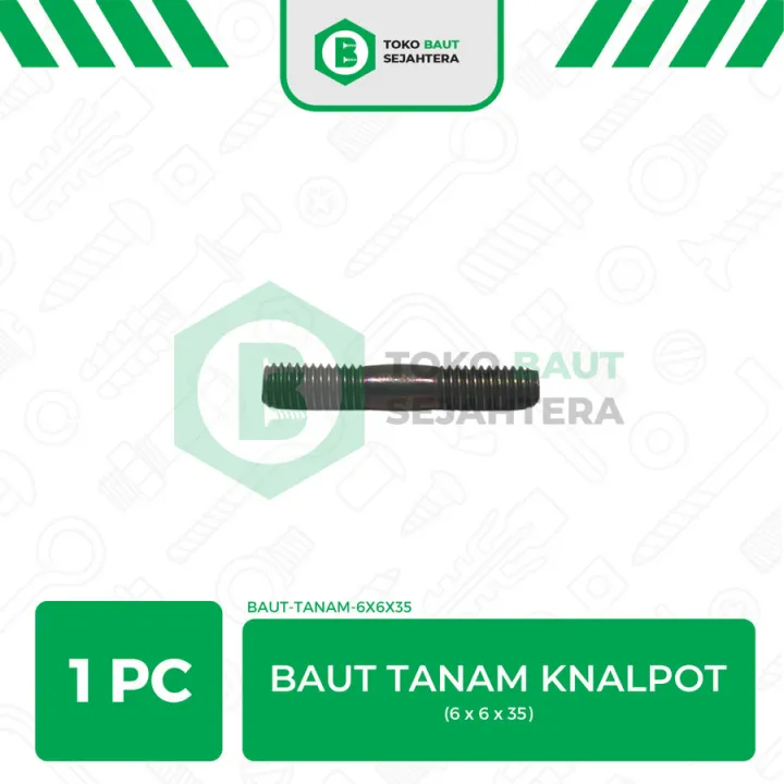 BAUT-BAUD TANAM 6X6 INSULATOR-MANIPOL-MANIFOLD/KNALPOT (5 Pcs) | Lazada ...