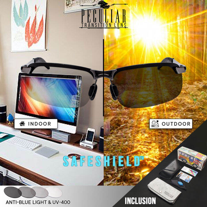 Peculiar RAVEN Rider Photochromic TransitionPRO Sunglasses UV 400 ...