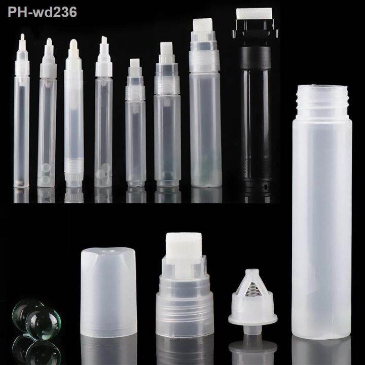 Plastic Empty Pen Rod 3mm 5mm 6.5mm 8mm 10mm Refillable Ink Barrels ...