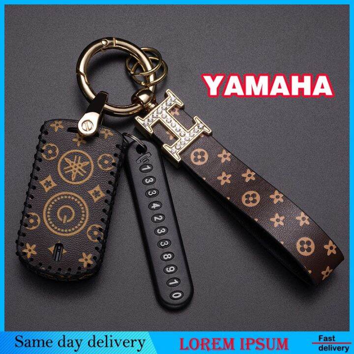 Yamaha Nmax V2 2023 Aerox S Xmax Sniper 2022 Remote Key leather Case ...