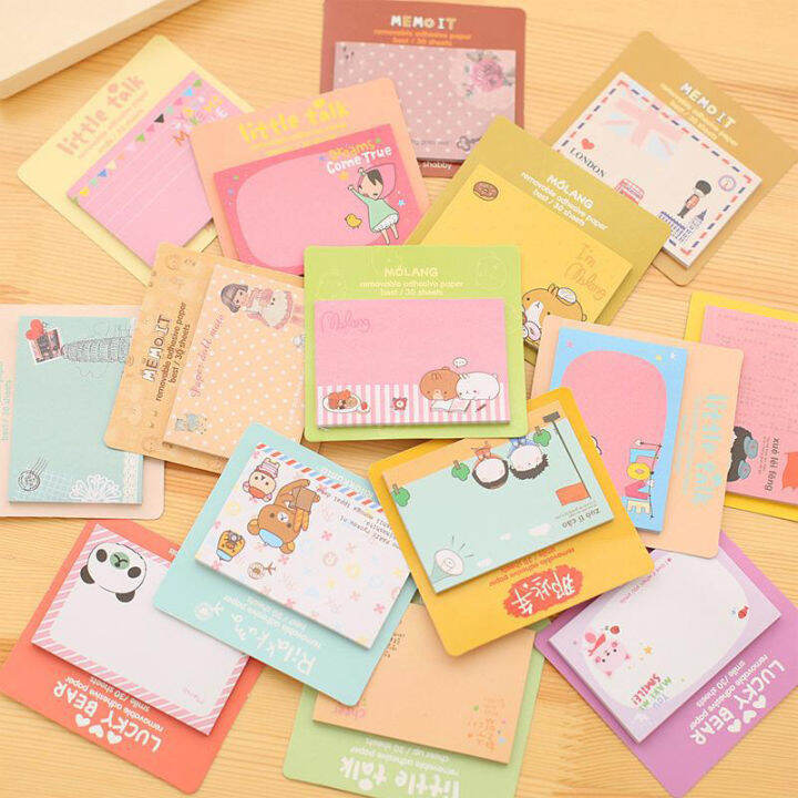 Nodetud Kawaii Design Sticky Note Portable Sticky notes student ...