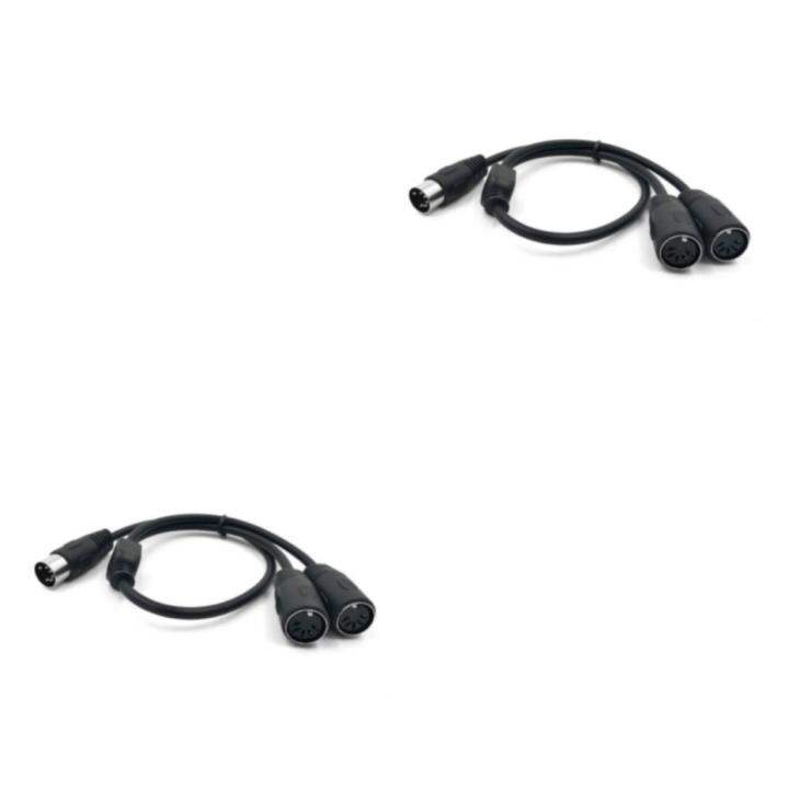 Din 5 Pin Splitter Y Adapter Professional Extension Line Headphone ...