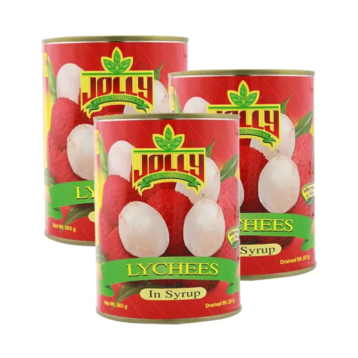Jolly Lychee In Syrup 3 Pack (565g per Can) | Lazada PH