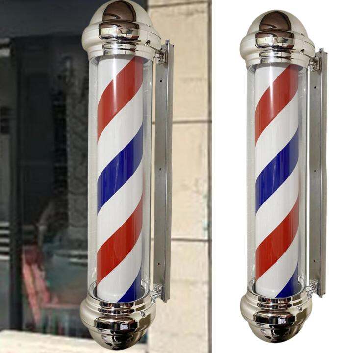 Lovely Homes Barber Pole Light Stripe Rotating Hair Salon Shop Sign for ...