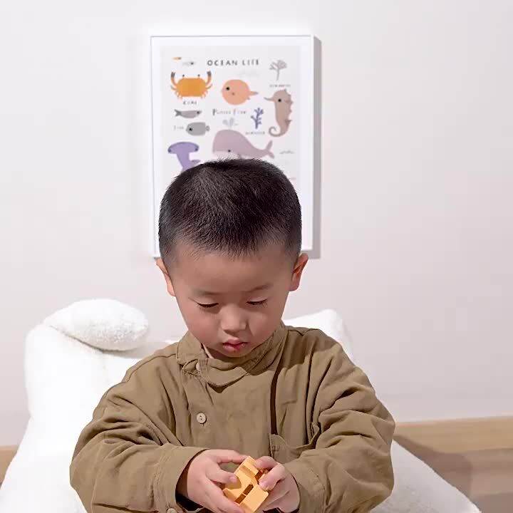 Children Montessori Sensory Building Blocks Logical Thinking Construct ...