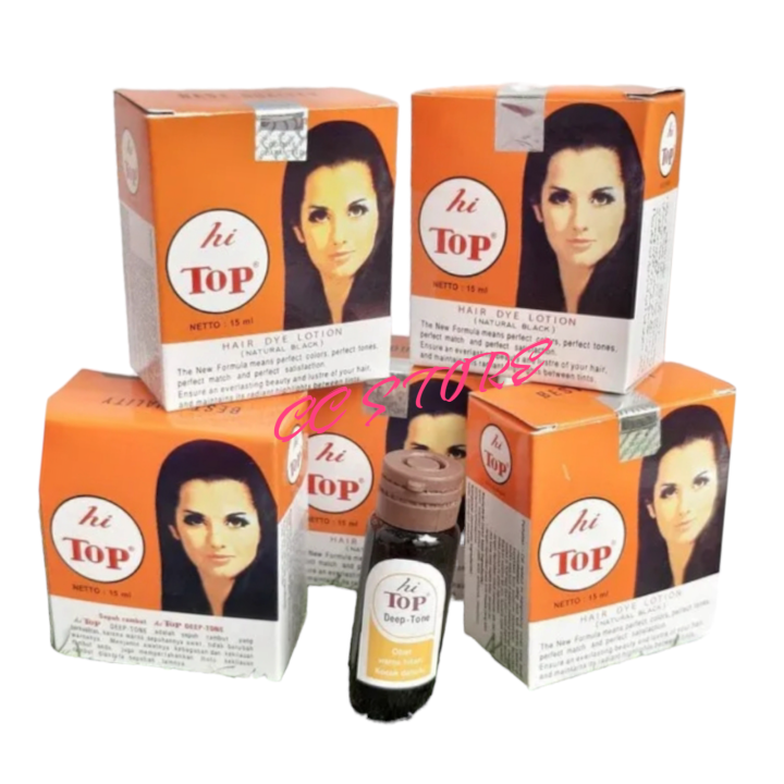Hitop Semir Rambut Hair Dry Lotion hi Top Natural Black | Lazada Indonesia