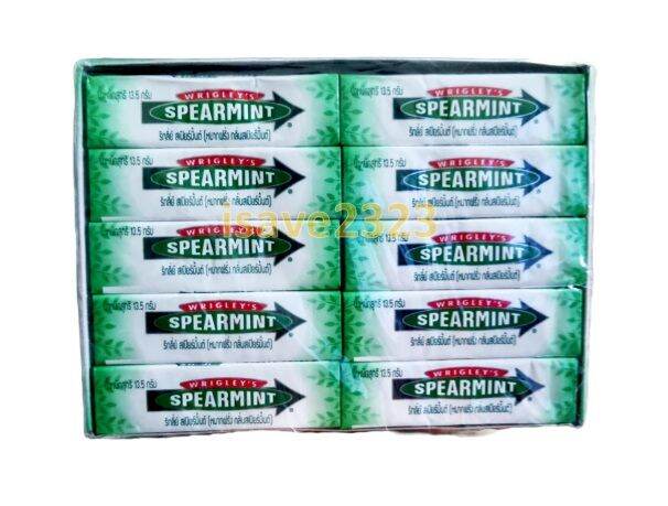 【10 Bars in 1 Set】Wrigley's Chewing Gum (13.5g x 10 Bars) - Spearmint ...