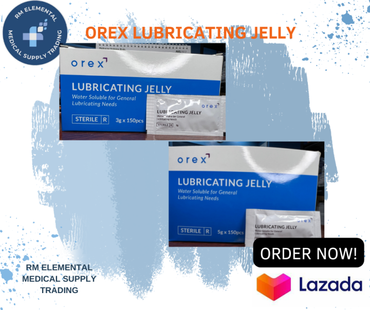 Orex Lubricaring Jelly (sold per box 3g/5g) | Lazada PH