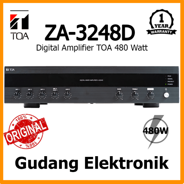 TOA ZA-3248D Amplifier TOA (480watt) | Lazada Indonesia