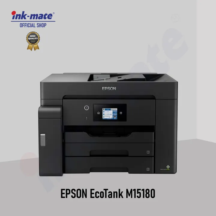 Printer Epson EcoTank MONOCHROME M15180 A3 WiFi Duplex MultiFunction ...