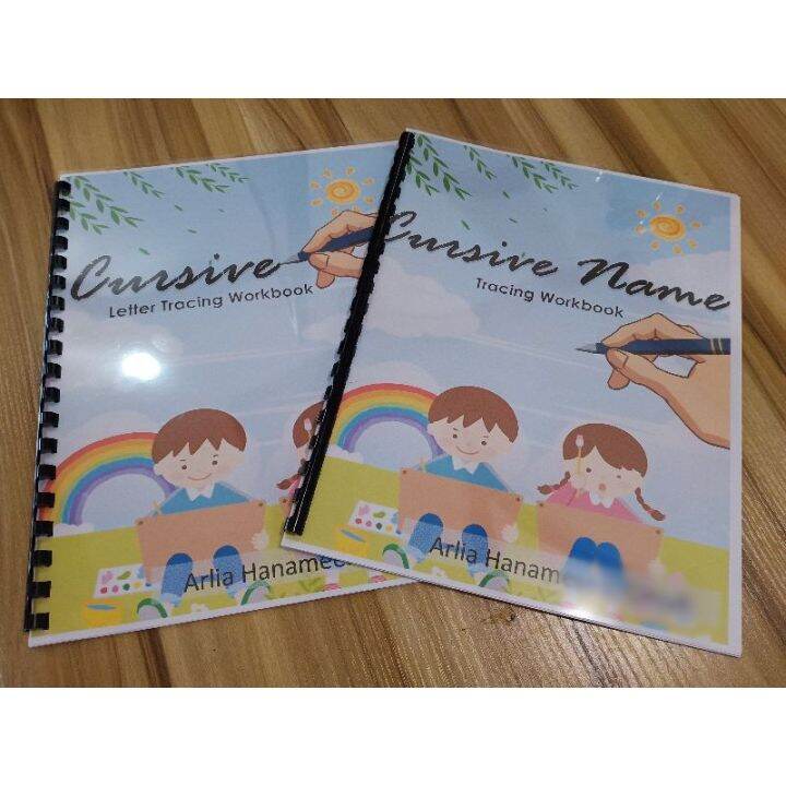 Personalized CURSIVE Name Tracing/ Alphabet Workbook | Lazada PH