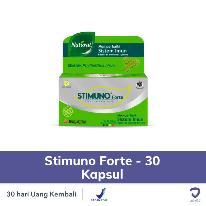 Stimuno Forte - 30 Kapsul - JOVEE | Lazada Indonesia
